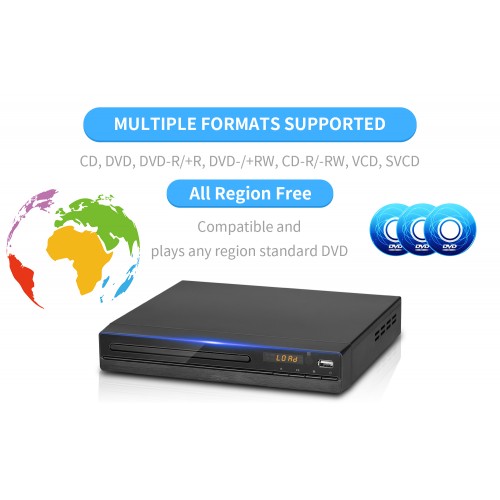 Tojock DVD Player with HDMI AV Output, DVD Player for TV, Contain HD ...